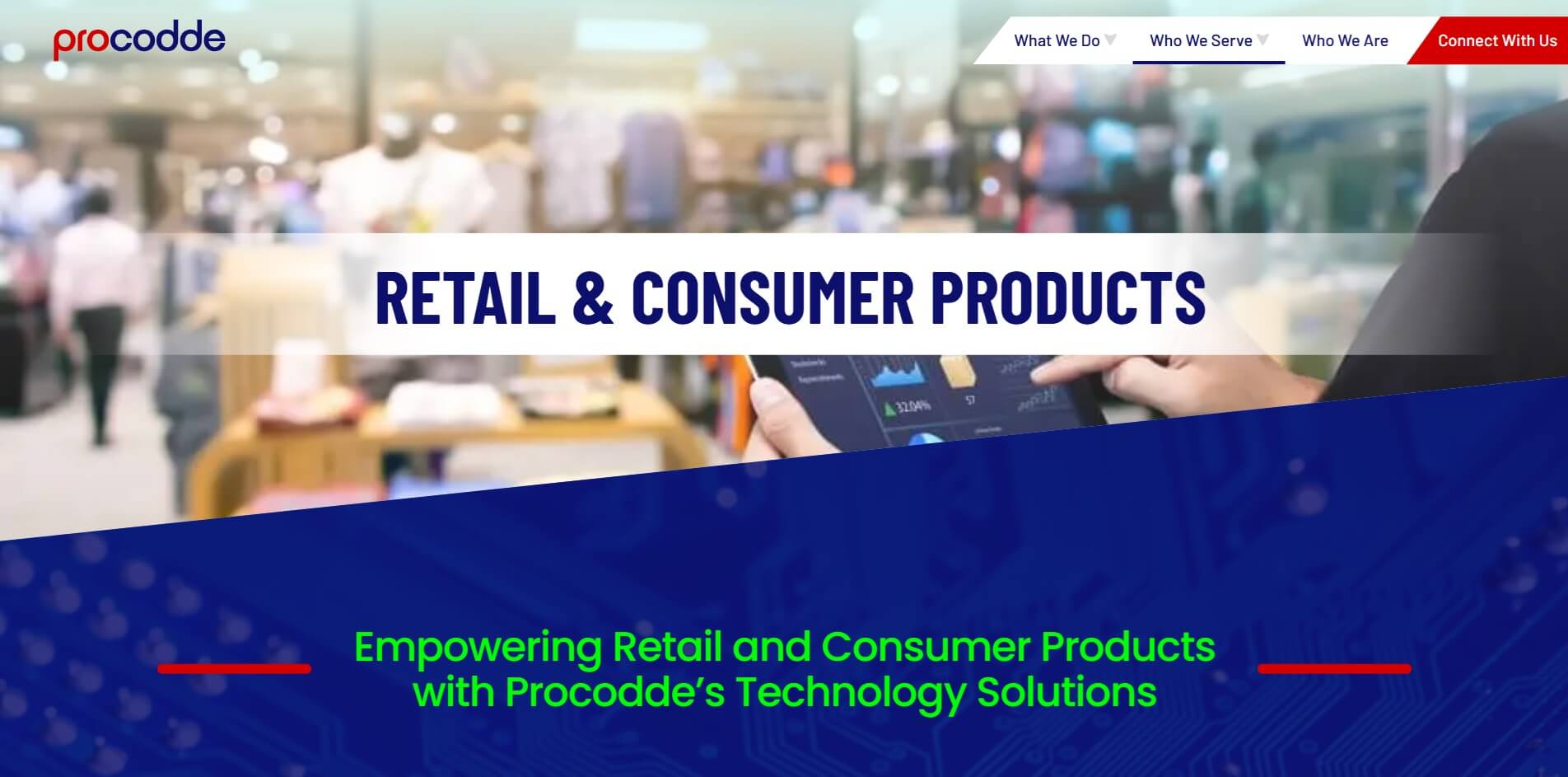 Retail & Consumer Products Technology Solutions | Procodde Industries